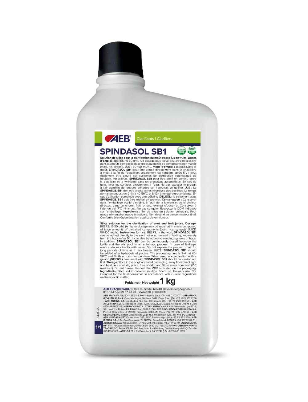 Spindasol sb1 for brewing - INORGANIC for brewing | AEB