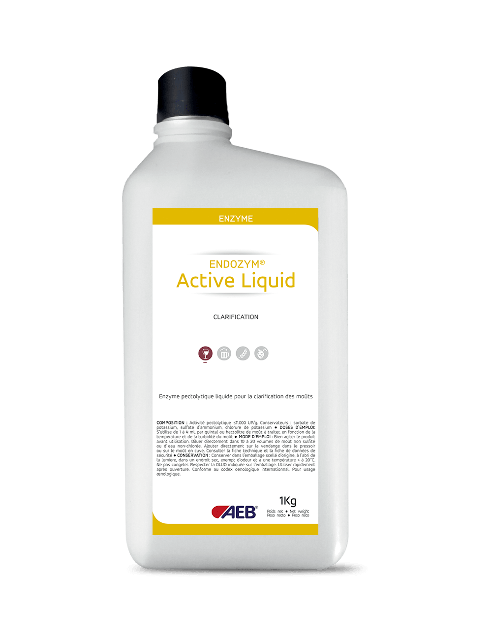 Endozym® active liquid - ENZYMES FOR CLARIFICATION | AEB