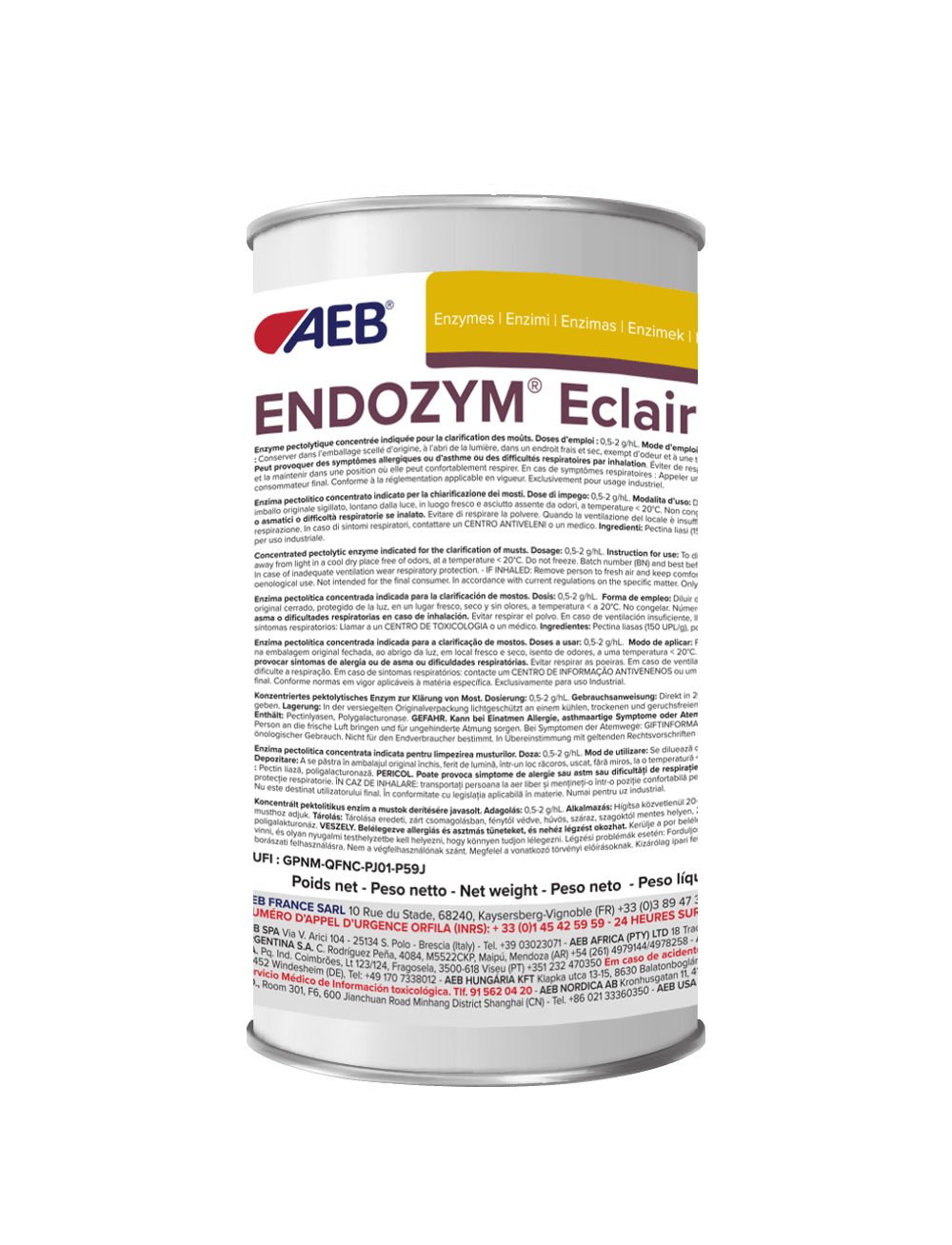 Endozym® Éclair - FINING | AEB